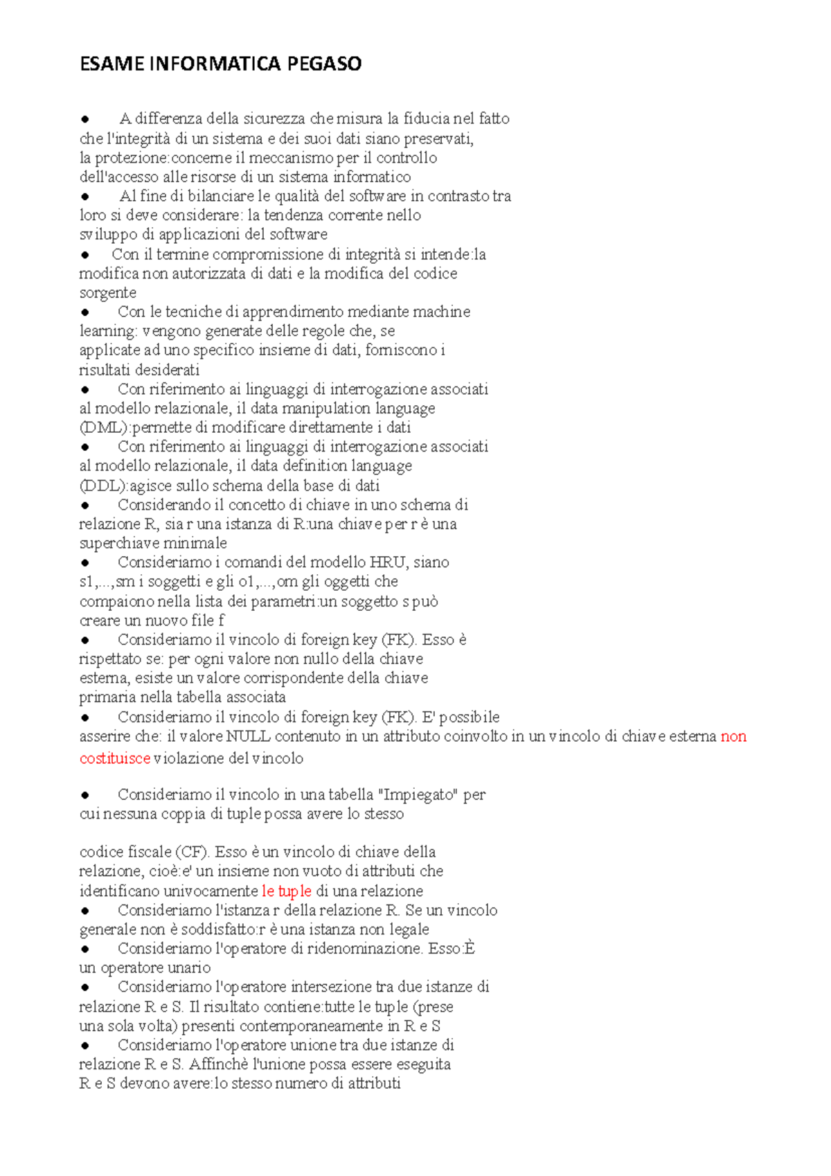 Esame informatica - Abilità informatiche - UniMercatorum - Studocu