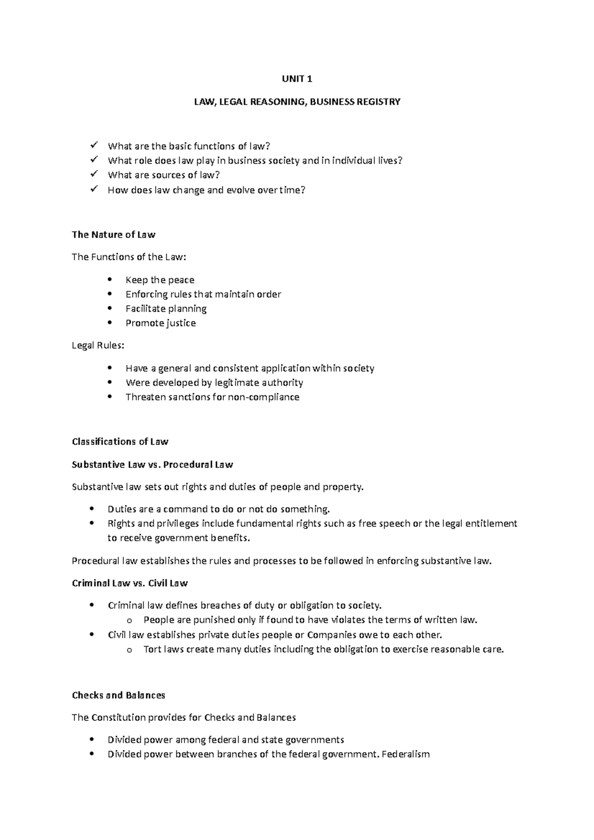 UNIT 1 - Mercantile LAW - Unidad 1 - UNIT 1 LAW, LEGAL REASONING ...