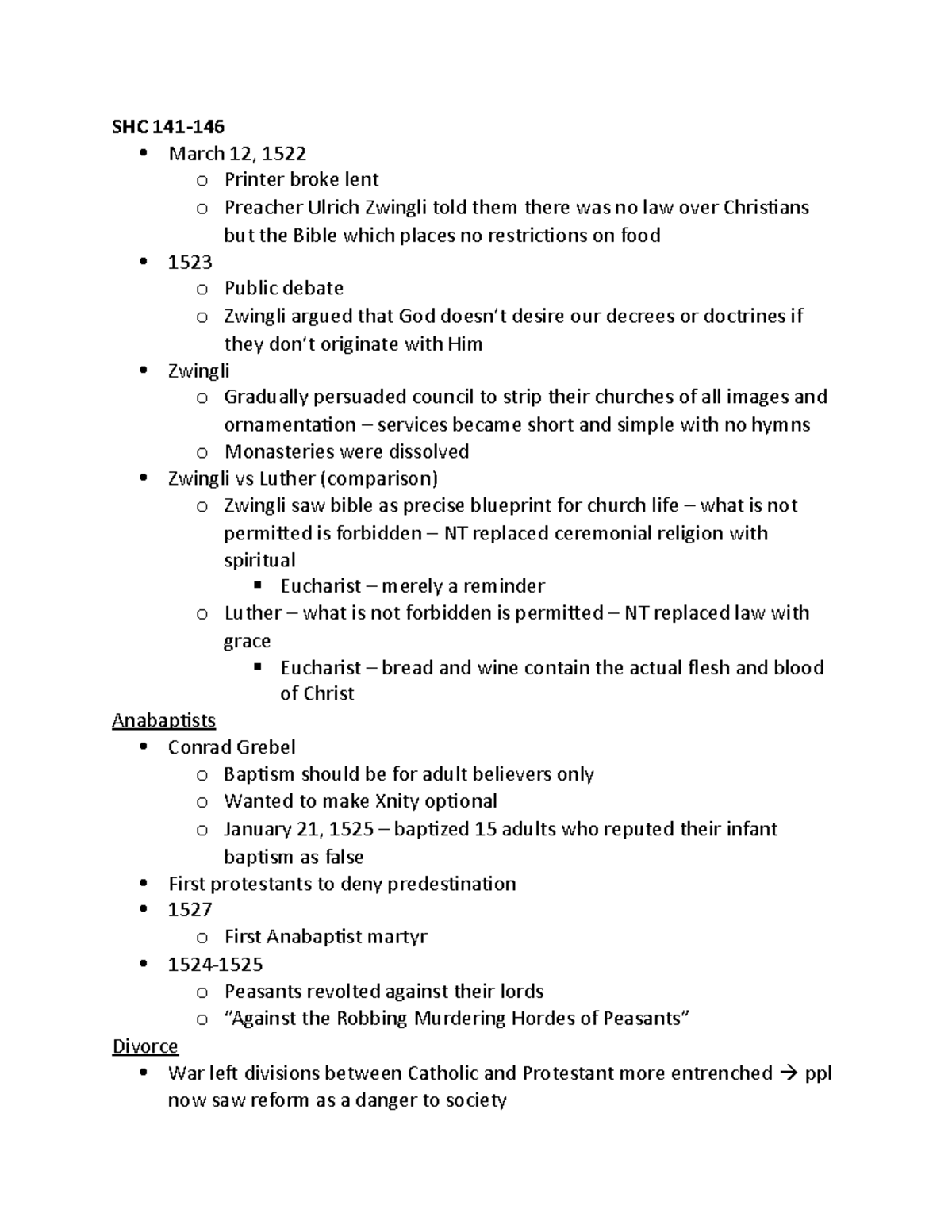 Unit 3 Segment 1 - Short History of Christianity pg. 141-146, 147-153 ...