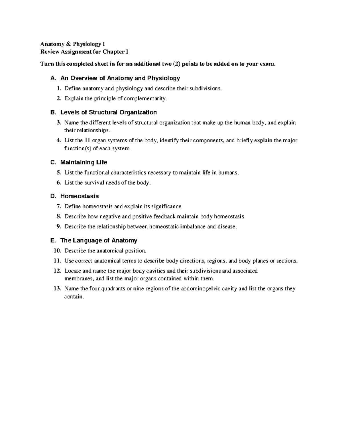 009743768 - Anatomy and Physiology Lab II - Anatomy & Physiology I ...