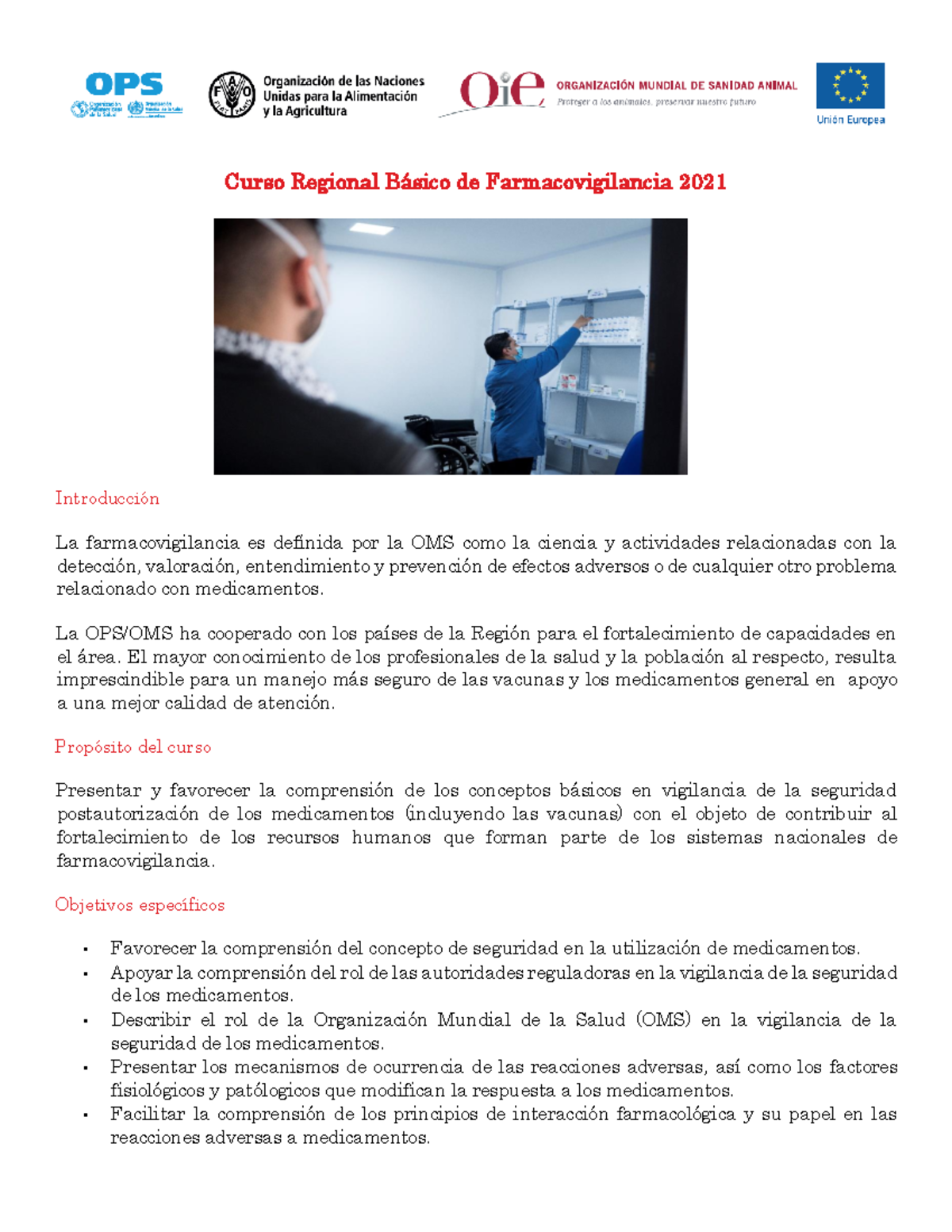 Flyer Curso FVG 2021 Modificado 17-09 - Curso Regional B·sico de Farmacovigilancia 2021 ...