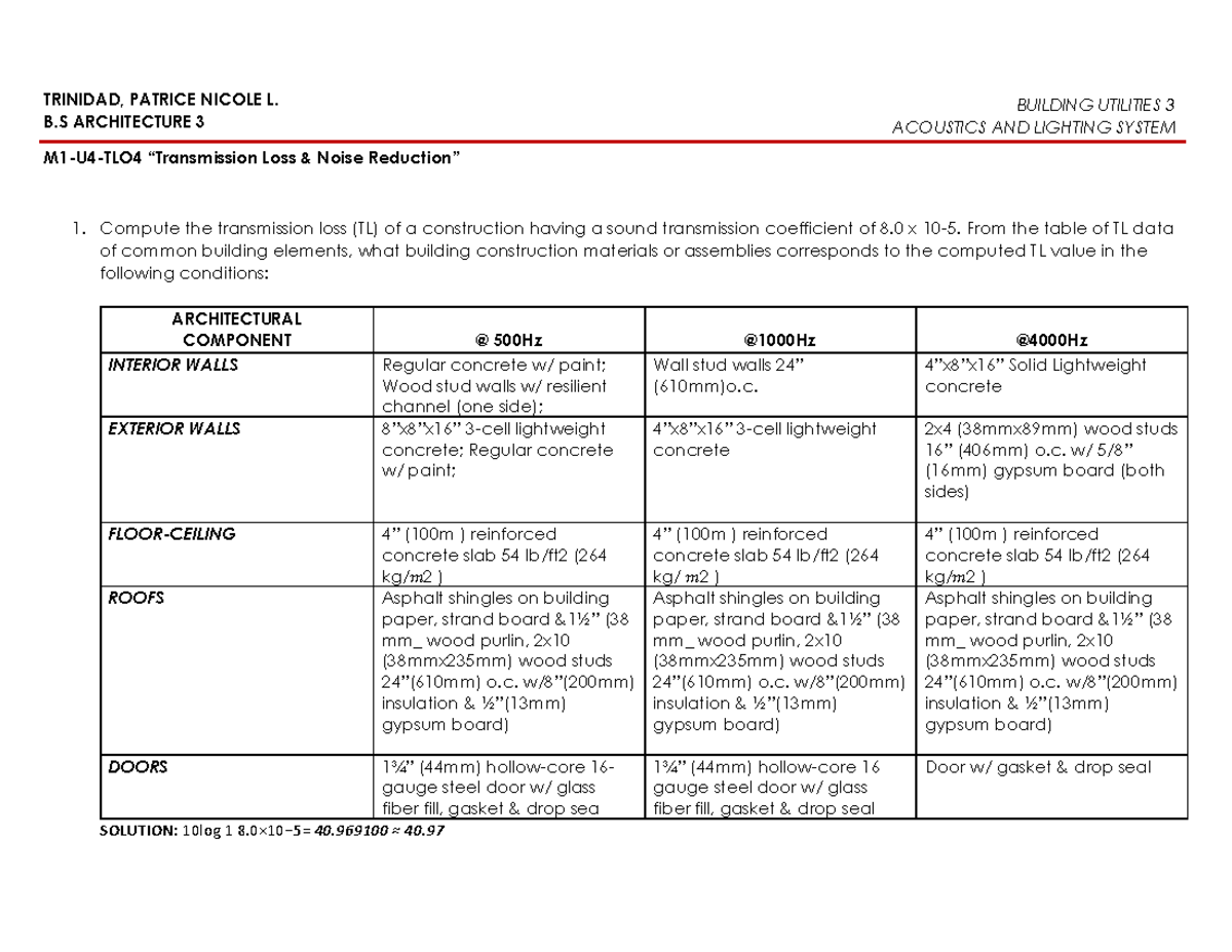 BUILDING UTILITIES 3 PROBLEMS AND SOLUTIONS - BUILDING UTILITIES 3 ...
