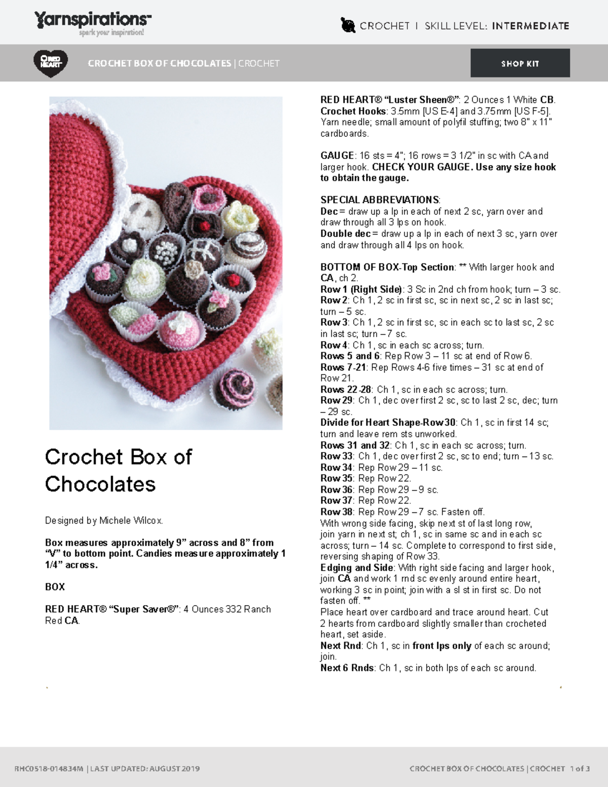 CROCHET BOX OF CHOCOLATES CROCHET BOX OF CHOCOLATES - CROCHET BOX OF ...