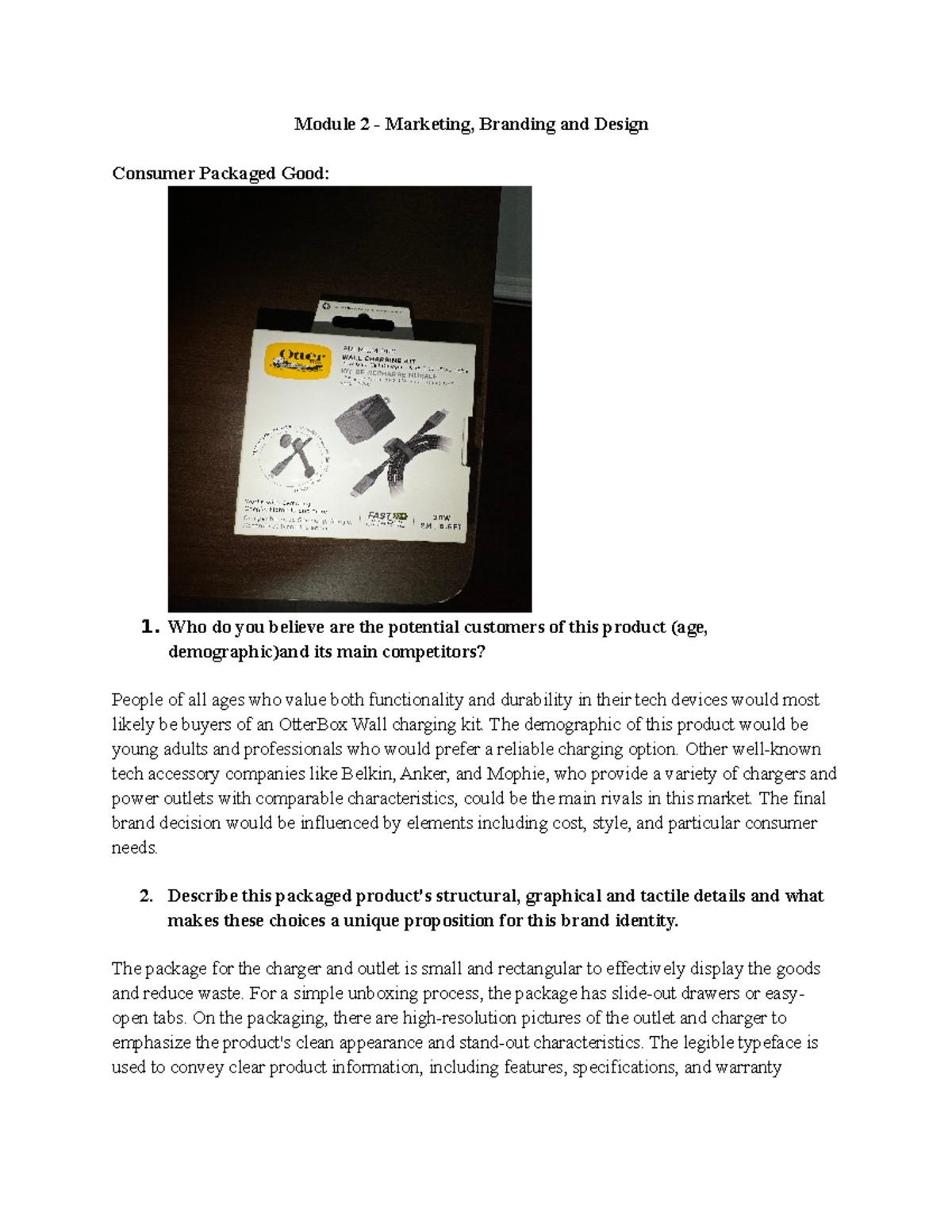 Package Research - Practice - Module 2 - Marketing, Branding and Design ...