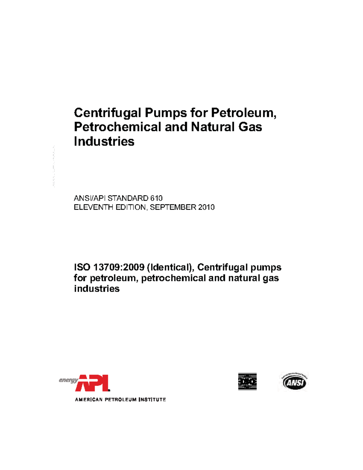 API 610 11th 1 - - Studocu