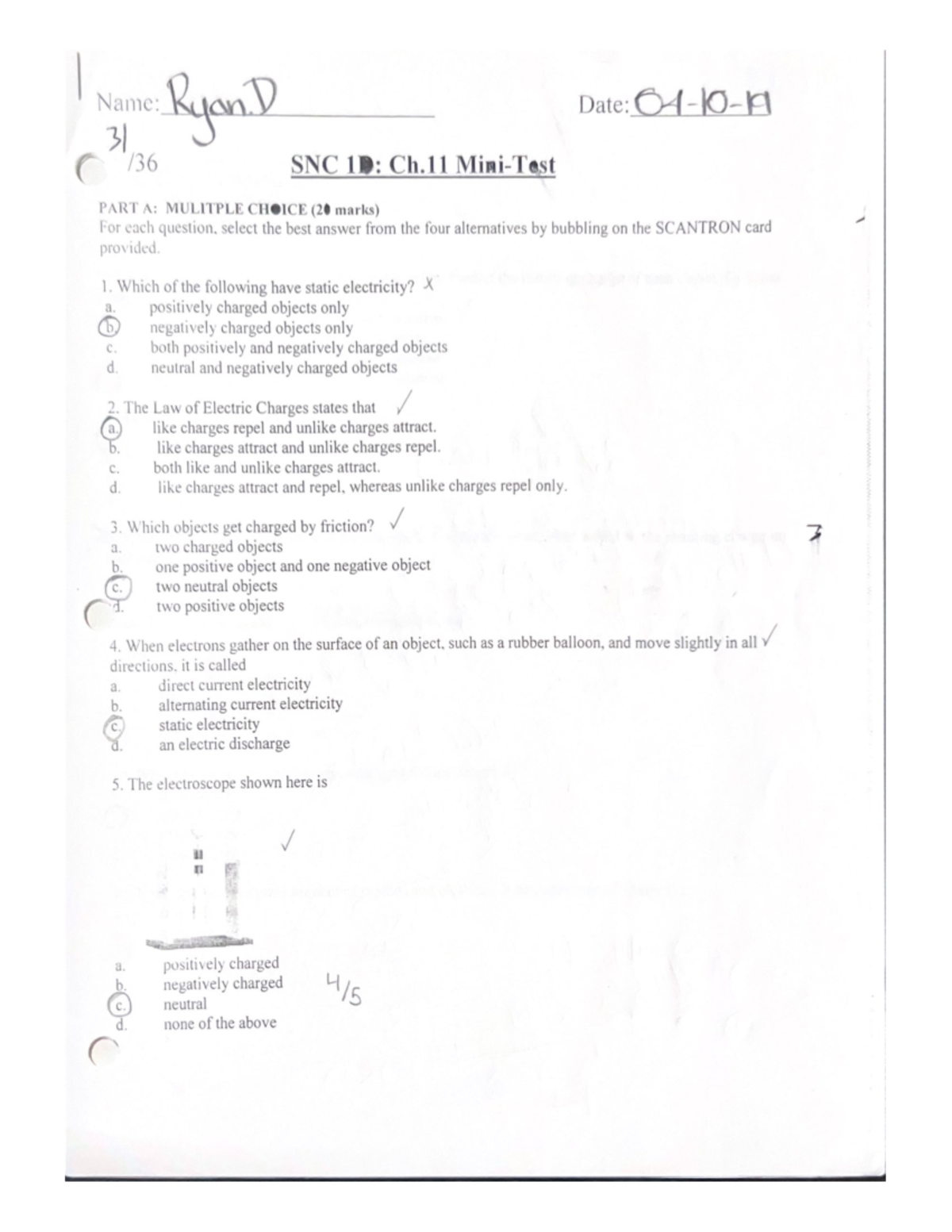 Grade 9 Science - Particle Theory of Matter and Electricity - Studocu
