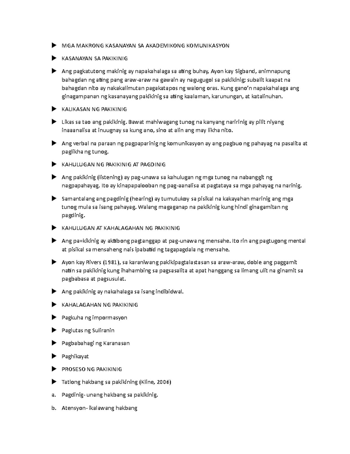 Filipino 8 - MGA MAKRONG KASANAYAN SA AKADEMIKONG KOMUNIKASYON ...