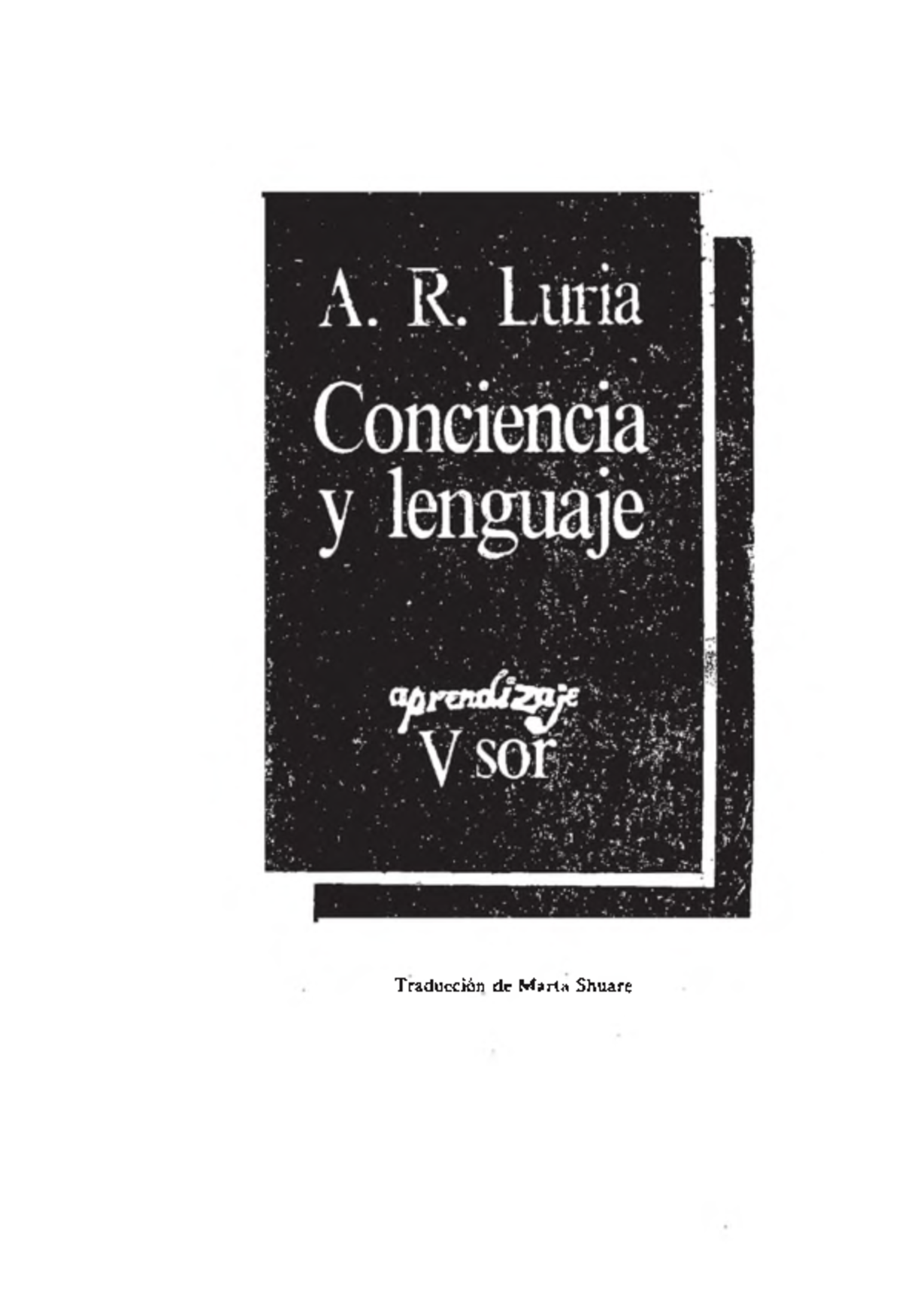 Conciencia y lenguaje (A. R. Luria) (Z-Library) - Traducción de Marta ...