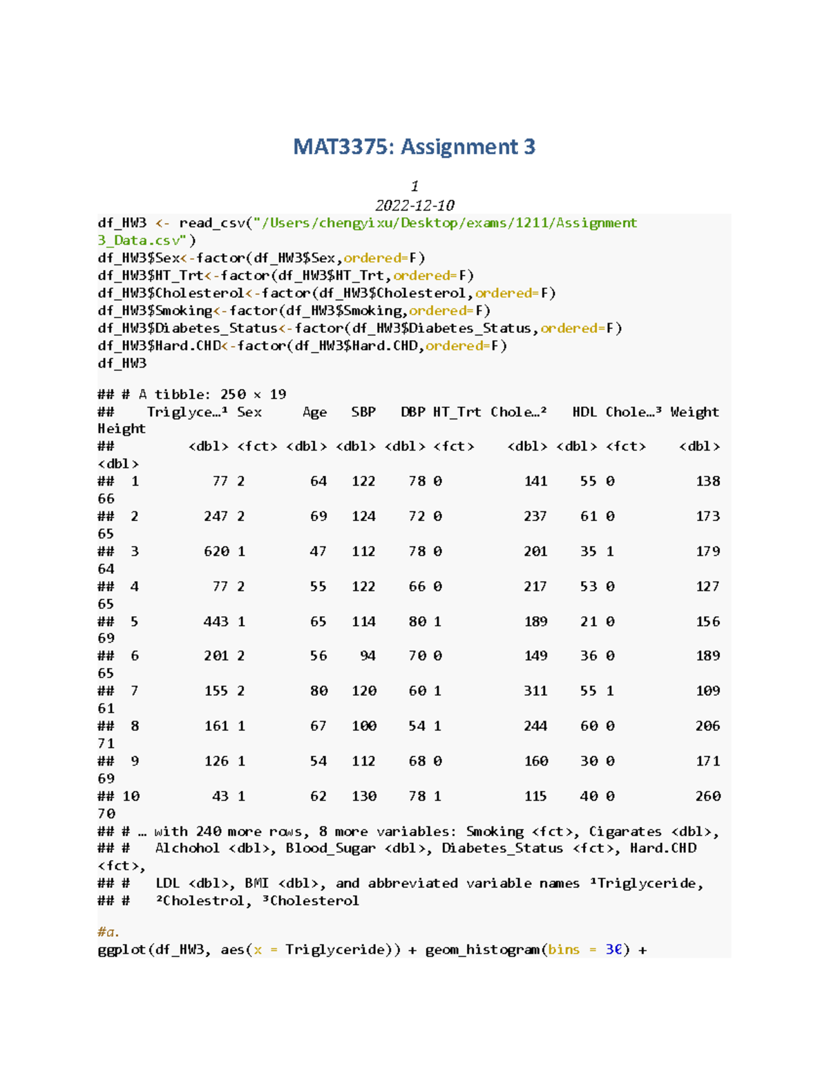 Stu2-copy - 1212 - MAT3375: Assignment 3 1 2022-12- df_HW3