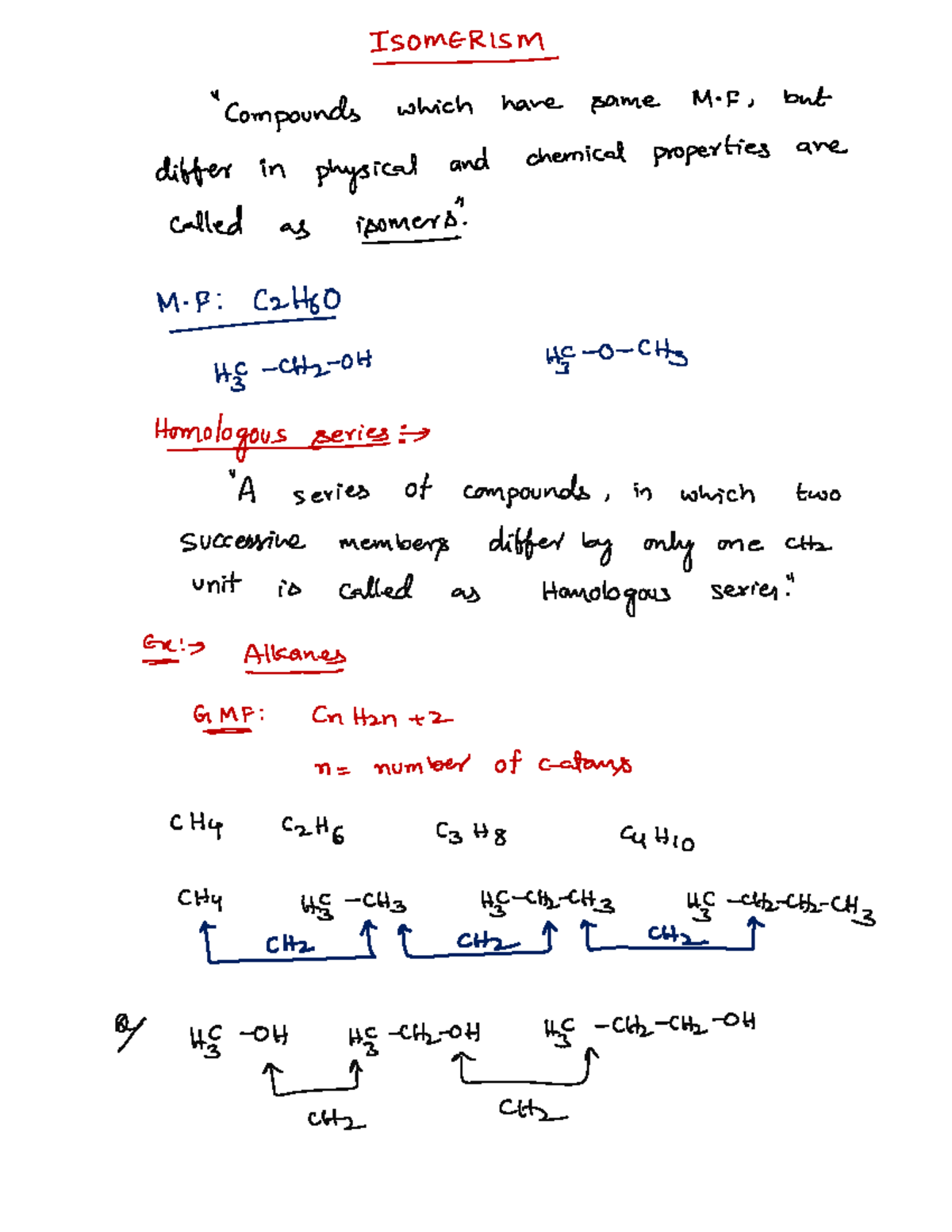 02 Isomerism Notes full Reddy Sir - chemistry - Studocu