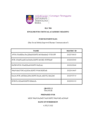 English Forum Script Sample - F ORUM SCRIPT DIAGLOGUE MODERATOR ...