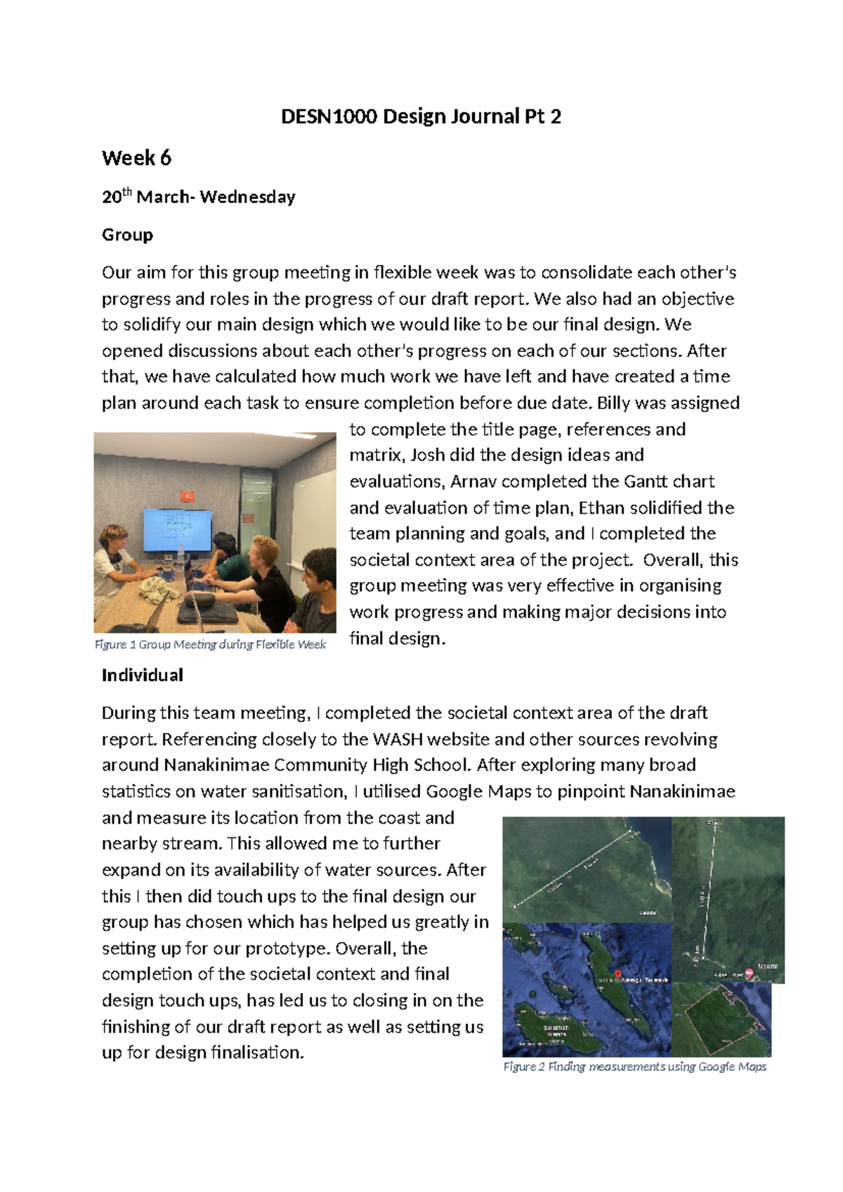 pacific water security design journal pt 2 - Figure 1 Group Meeting ...