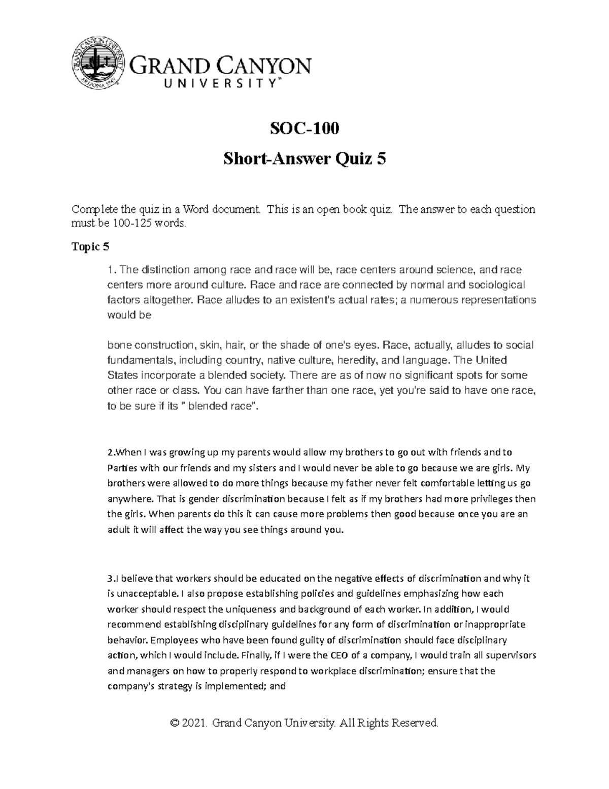 Quiz 5 - This can help you if you are gonna copy and paste try ...