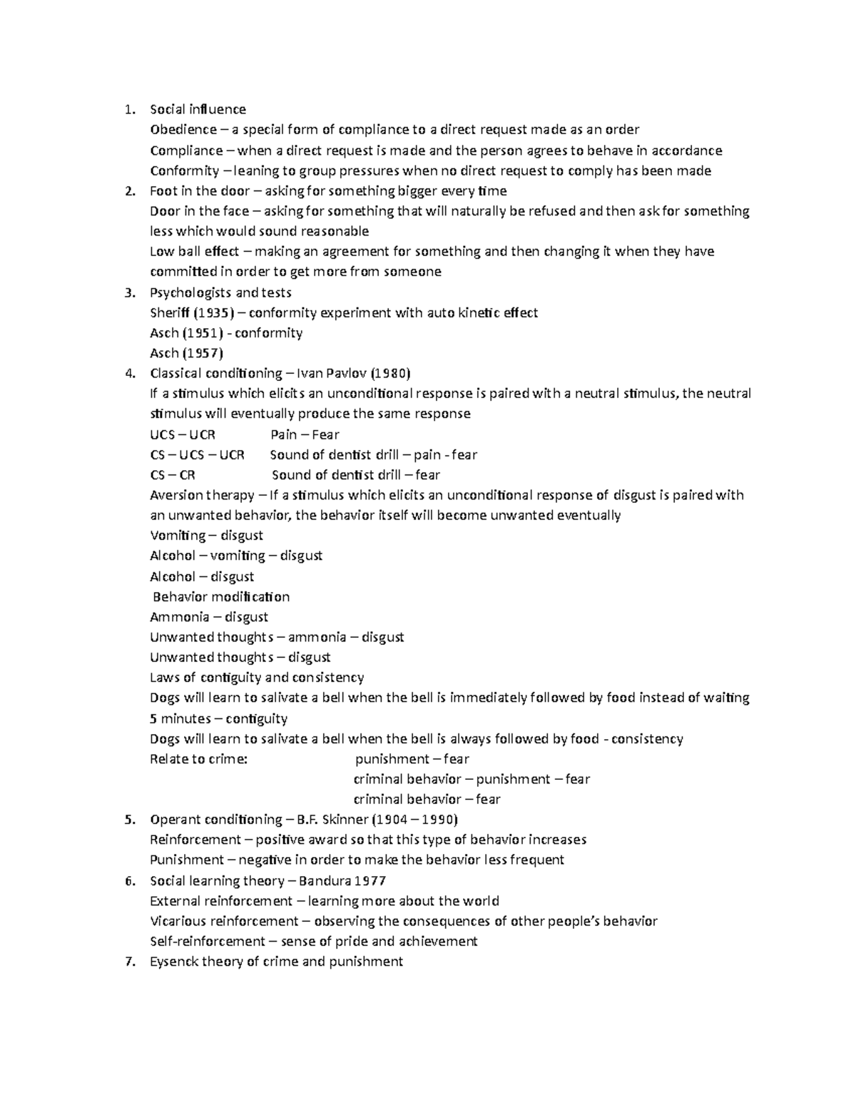 Notes - Summary The Psychology Of Crime And Criminal Behaviour - 1 ...