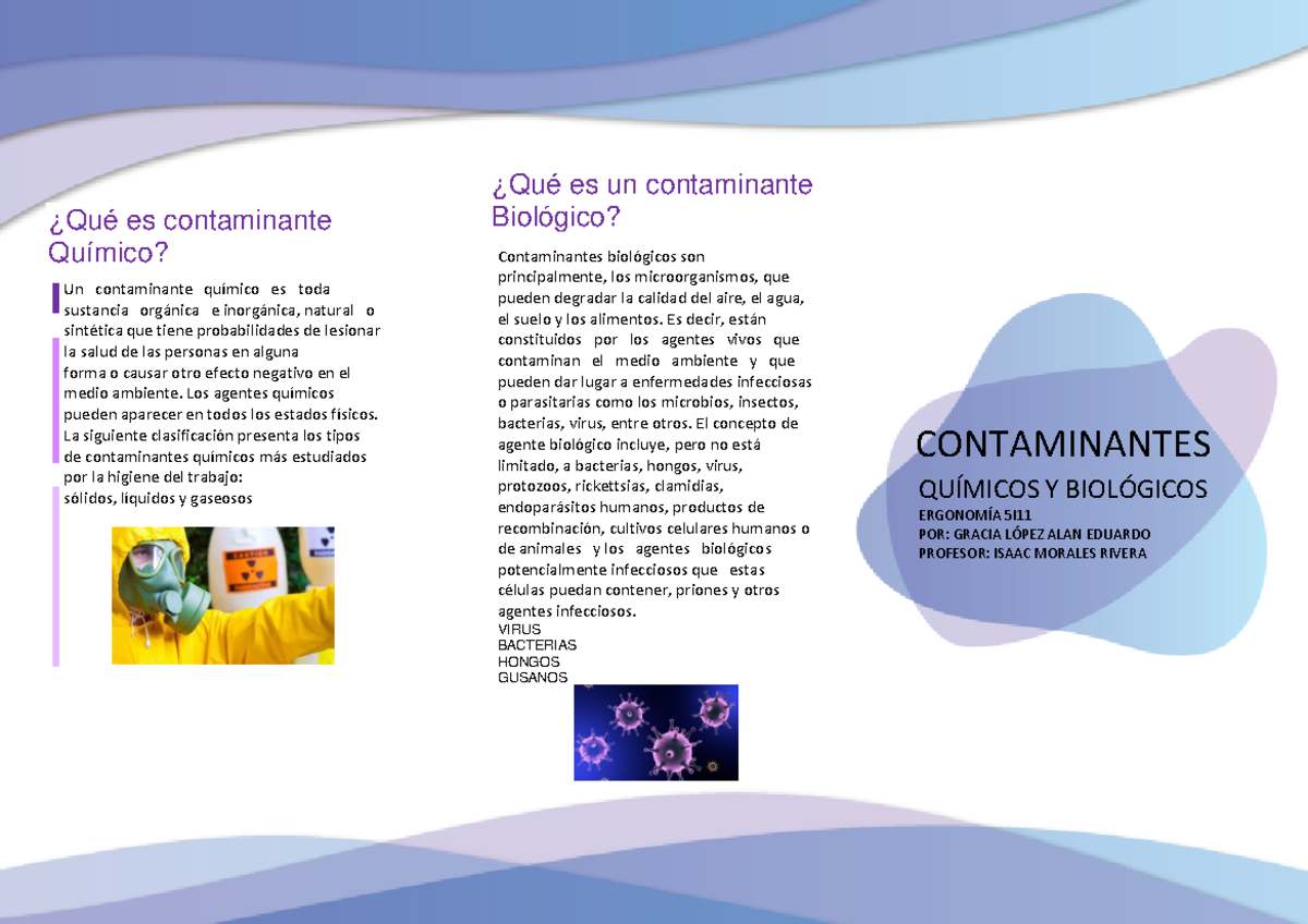 5I11 Contaminates Químicos Y Biológicos Gracia López ALAN Eduardo ...