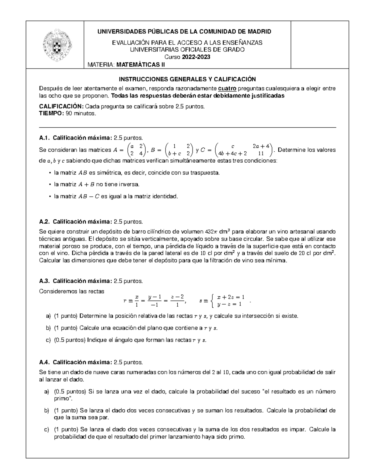 Matem Áticas-ii-10 - ncjjffj - UNIVERSIDADES P ́UBLICAS DE LA COMUNIDAD ...