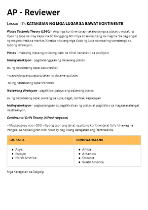 FPSL Talumpati Lesson Outline - TALUMPATI Ang talumpati ay isang sining ...