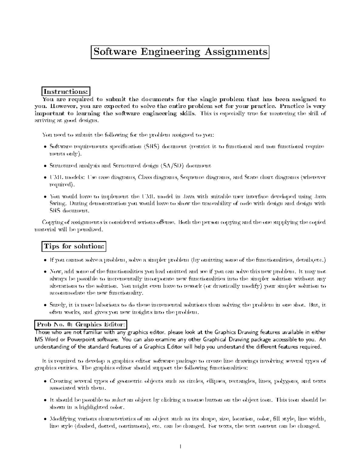 SE Lab Assignment - - Studocu