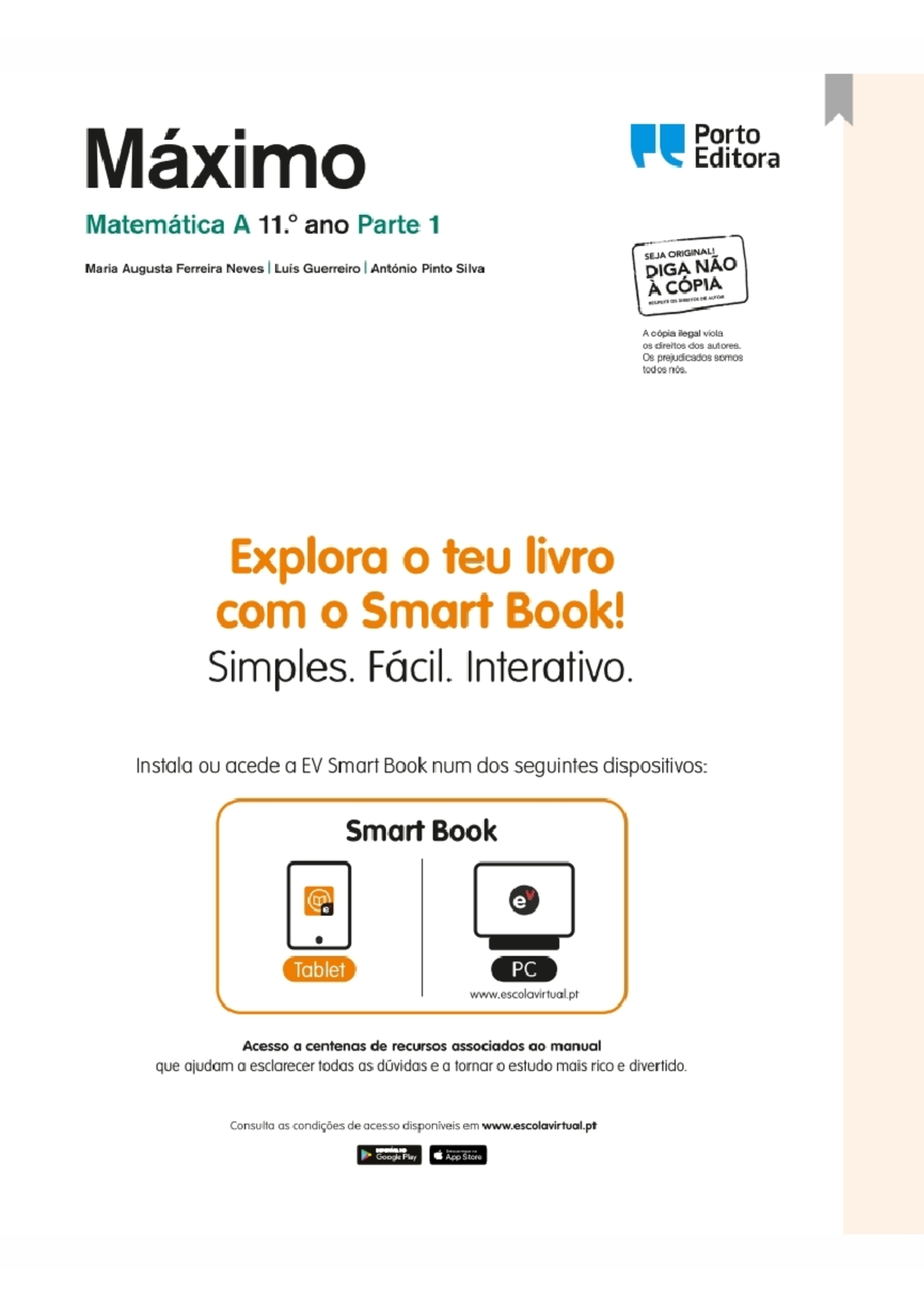 Máximo 11 Parte 1 - soluções manual máximo 11º ano - Matemática A - Studocu