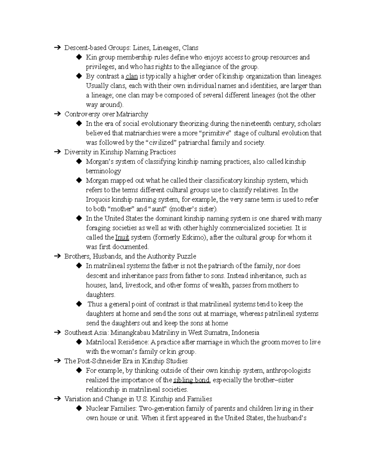 The Nature Of Kinship Descent Groups