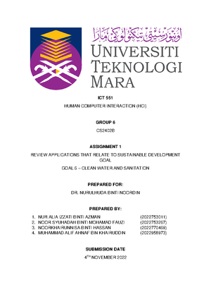 ITT400 Report - ITT 400 DATA COMMUNICATIONS AND NETWORKING GROUP PROJECT: CREATE A SIMPLE ...