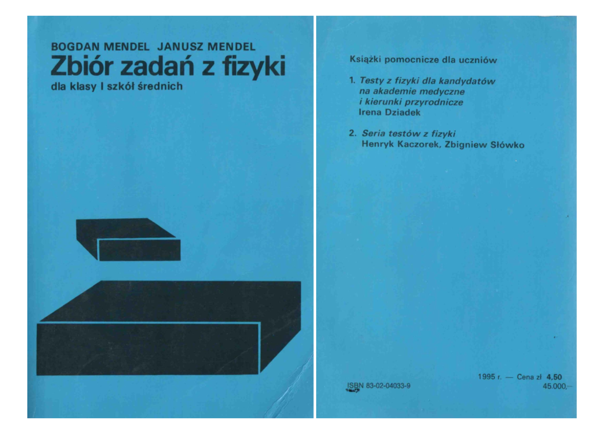 Mendel - niebieski - zbior zadan - BOGDAN MENDEL JANUSZ MENDEL Zbiór ...