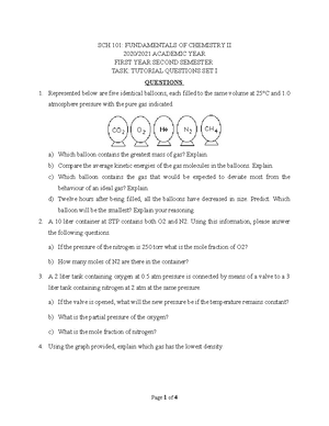 SCH 100 MAIN Notes-1 - SCH 100: FUNDAMENTALS OF CHEMISTRY I Purpose ...