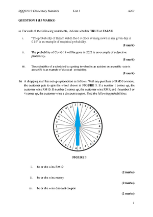 Tut-4 - Managerial math - SQQM1023 – Managerial Mathematics TUTORIAL 4 ...