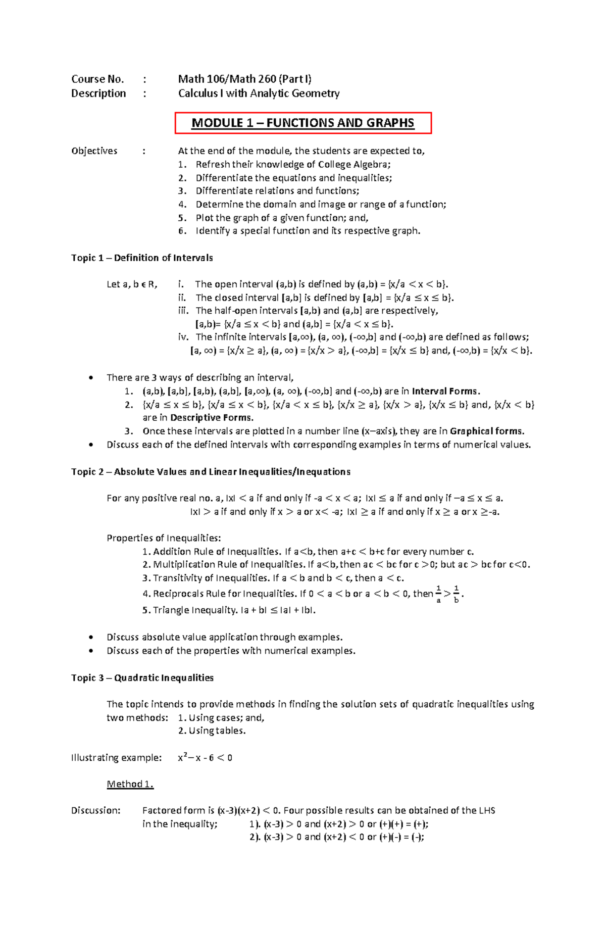 Math 106 pdf lesson - Number Theory - Course No. : Math 106/Math 260 ...