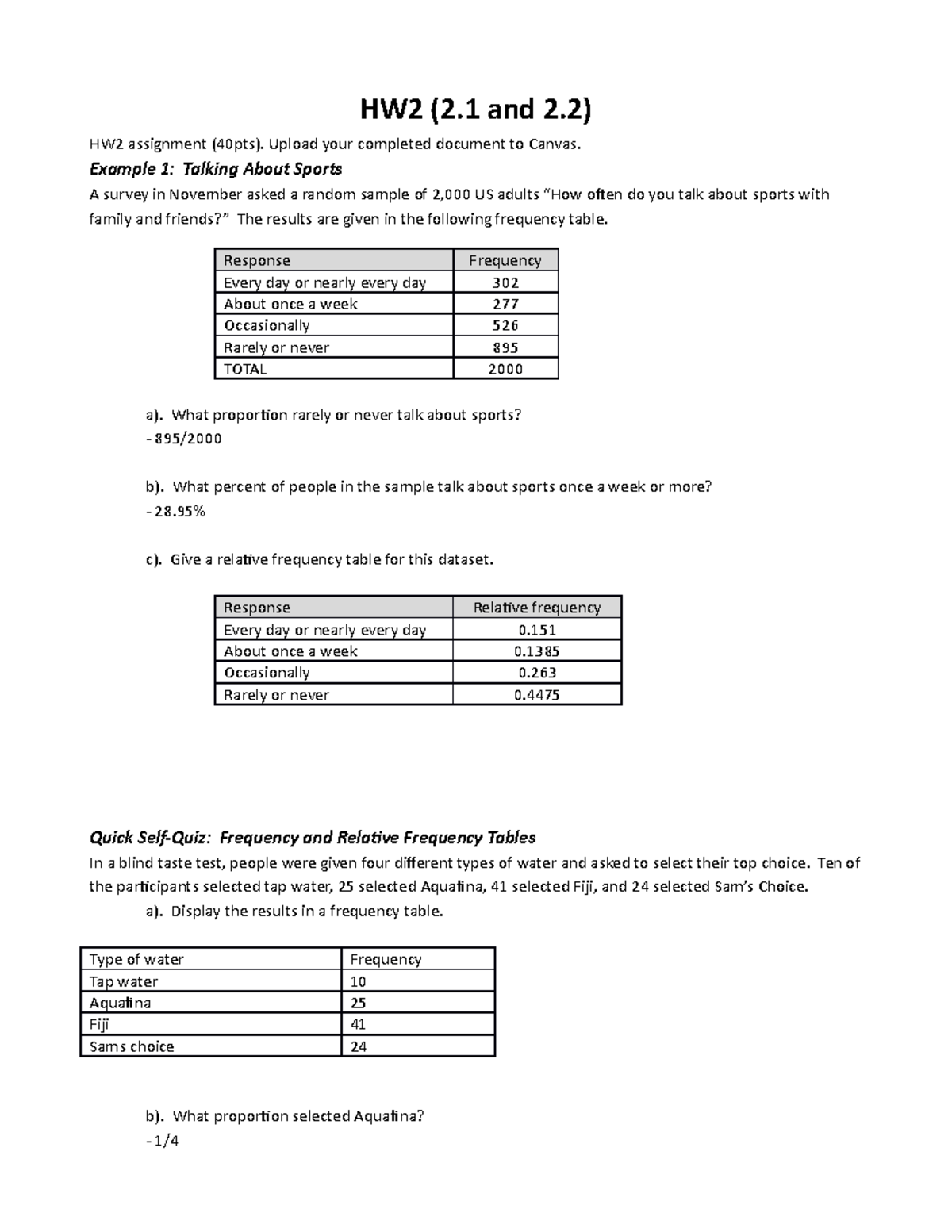 Statistics Study Document - Studocu