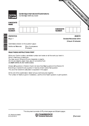 13+ Maths Sample Examination Paper 1 - School … - 13+ MATHS SAMPLE ...