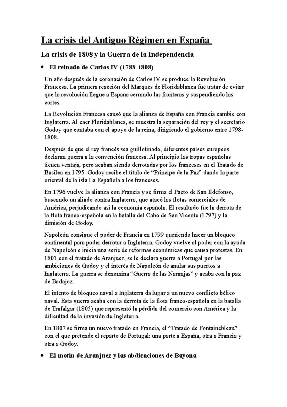 Wuolah premium La crisis del Antiguo Regimen en Espana - La crisis del ...