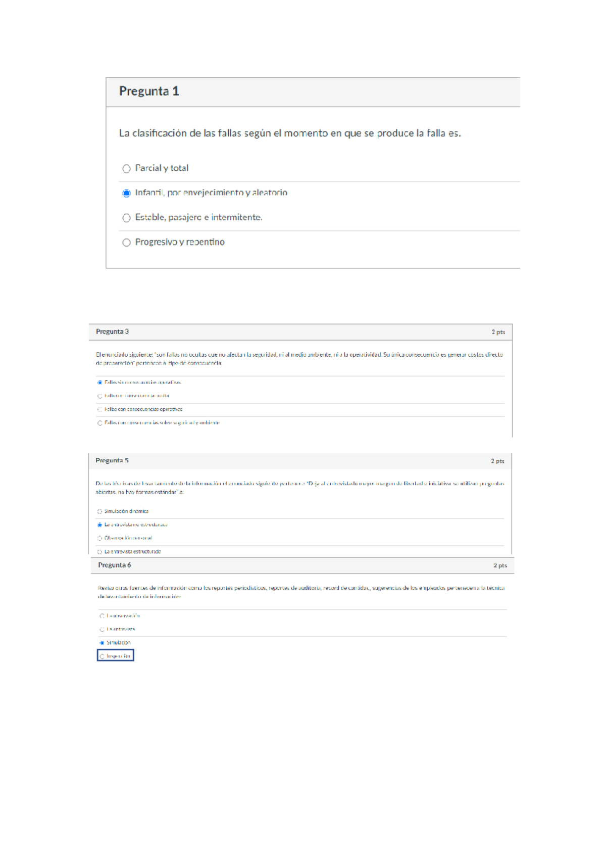 Autoevaluación 3 - .......... - Gestión de mantenimiento - Studocu