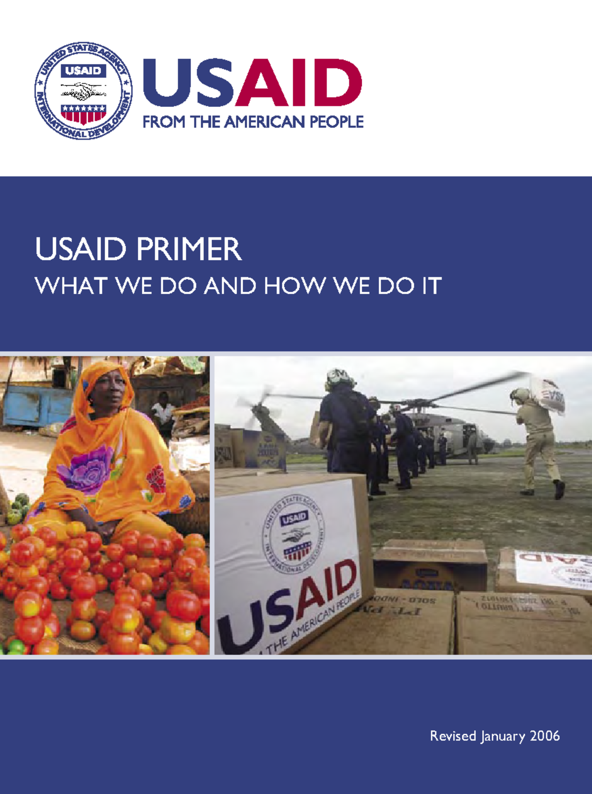 USAid Primer WHAT WE DO AND HOW WE DO IT - USAID฀PRIMER:฀฀ WHAT฀WE฀DO ...