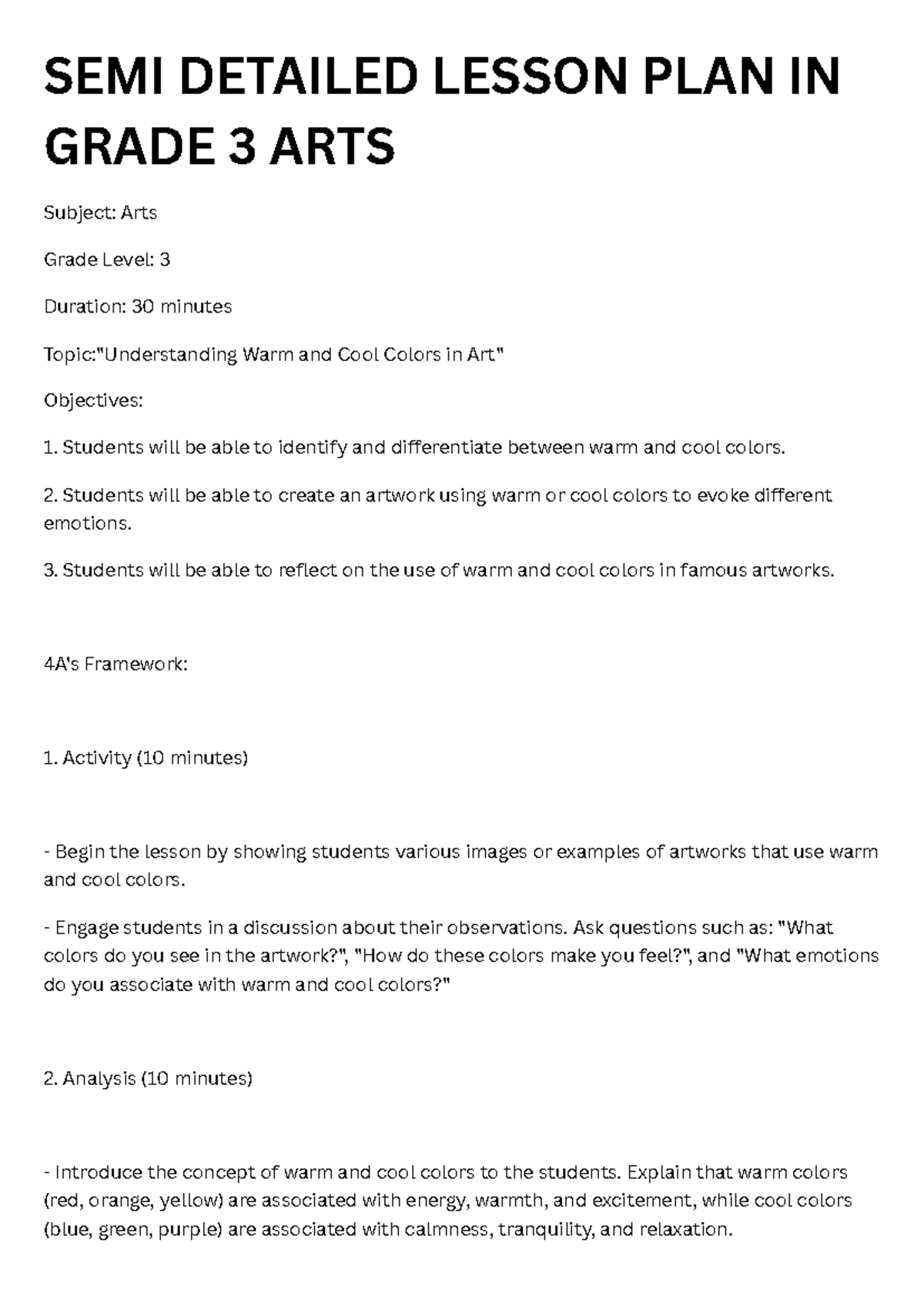 Inbound 6692740971565948248 - SEMI DETAILED LESSON PLAN IN GRADE 3 ARTS ...