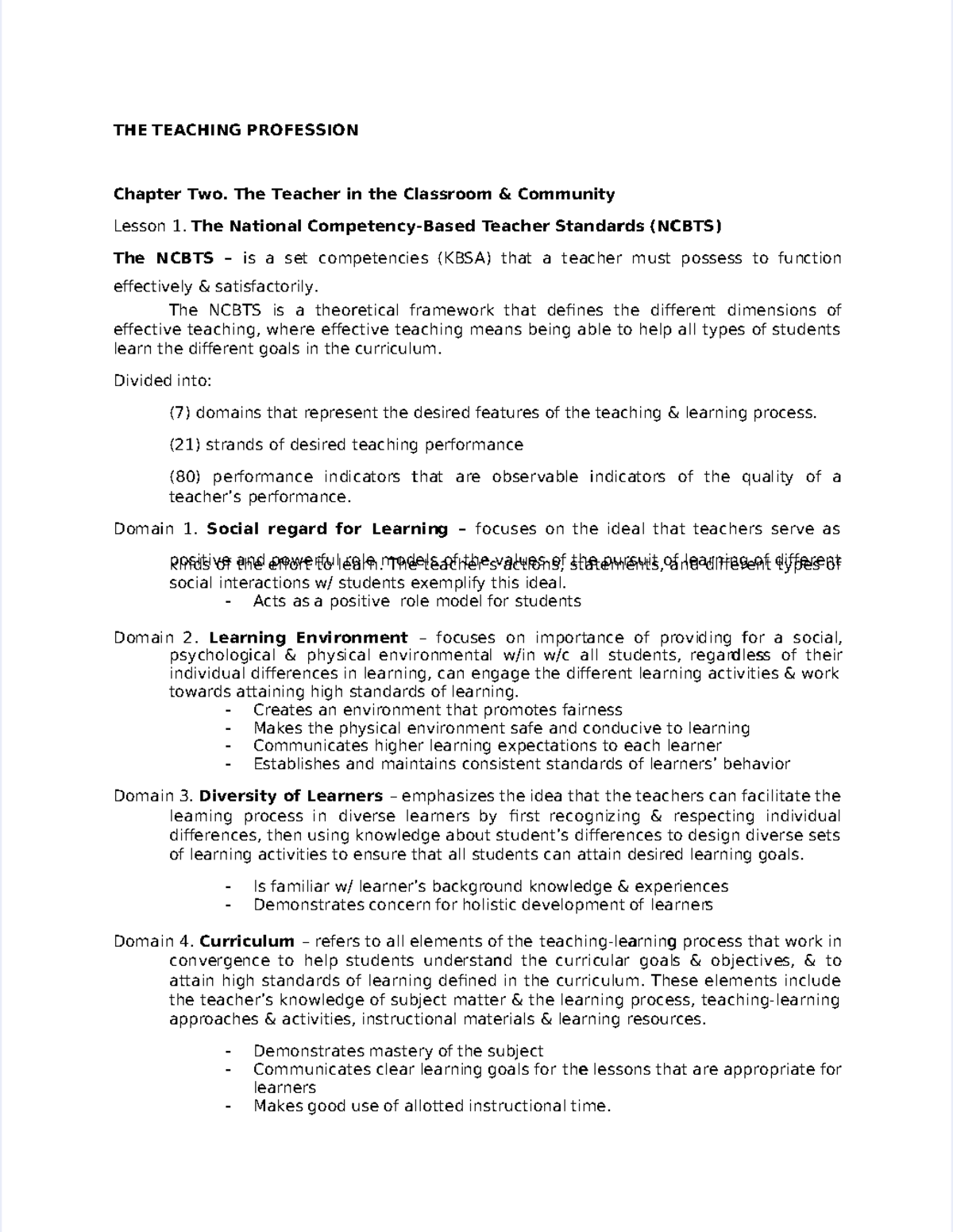 Pdf-the-teaching-profession compress - THE TEACHING PROFESSIONTHE ...