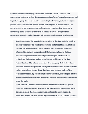 AP Lang Practice Exam 3 MCQ - ENGLISH LANGUAGE AND COMPOSITION SECTION ...