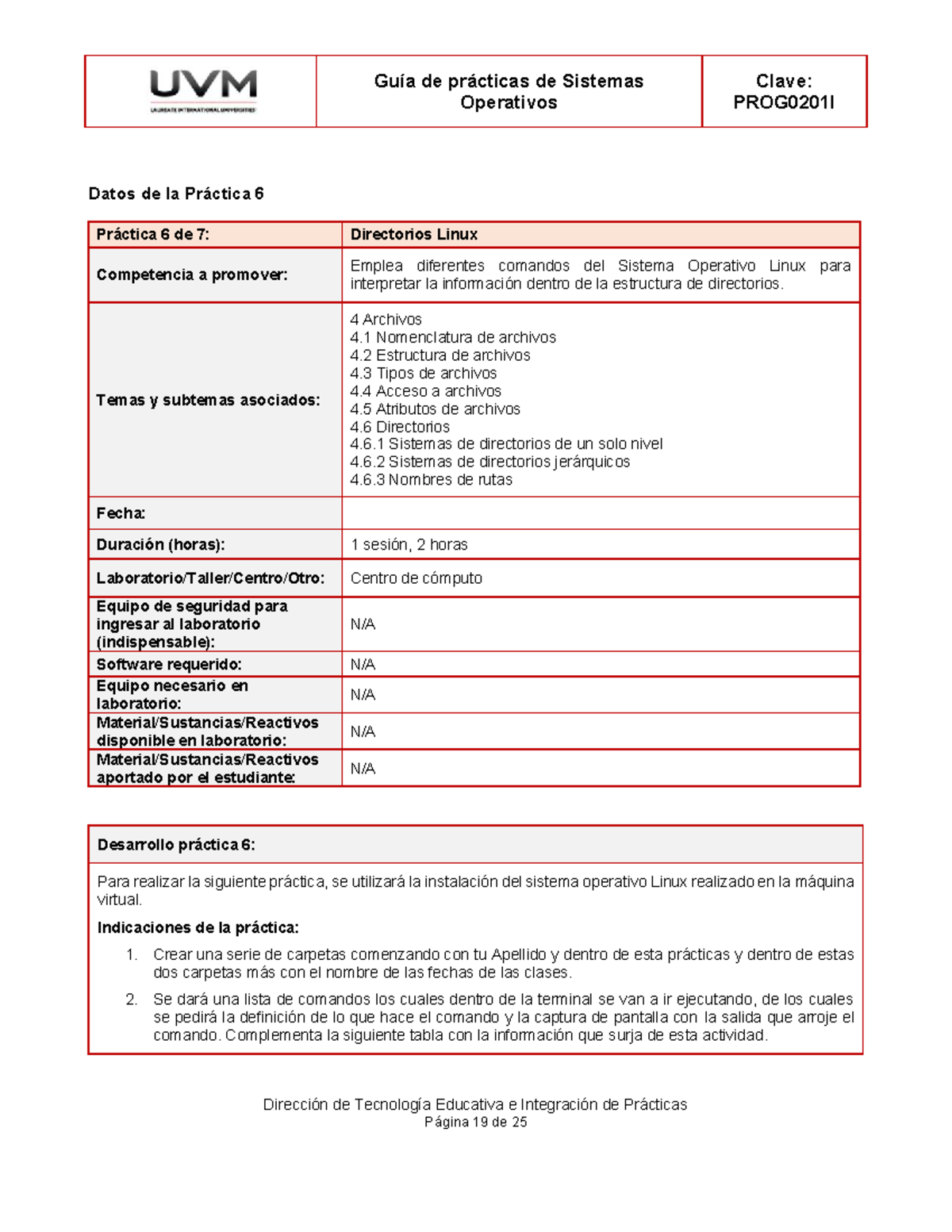 Linux-Windows comandos - Operativos PROG0201I Dirección de Tecnología ...