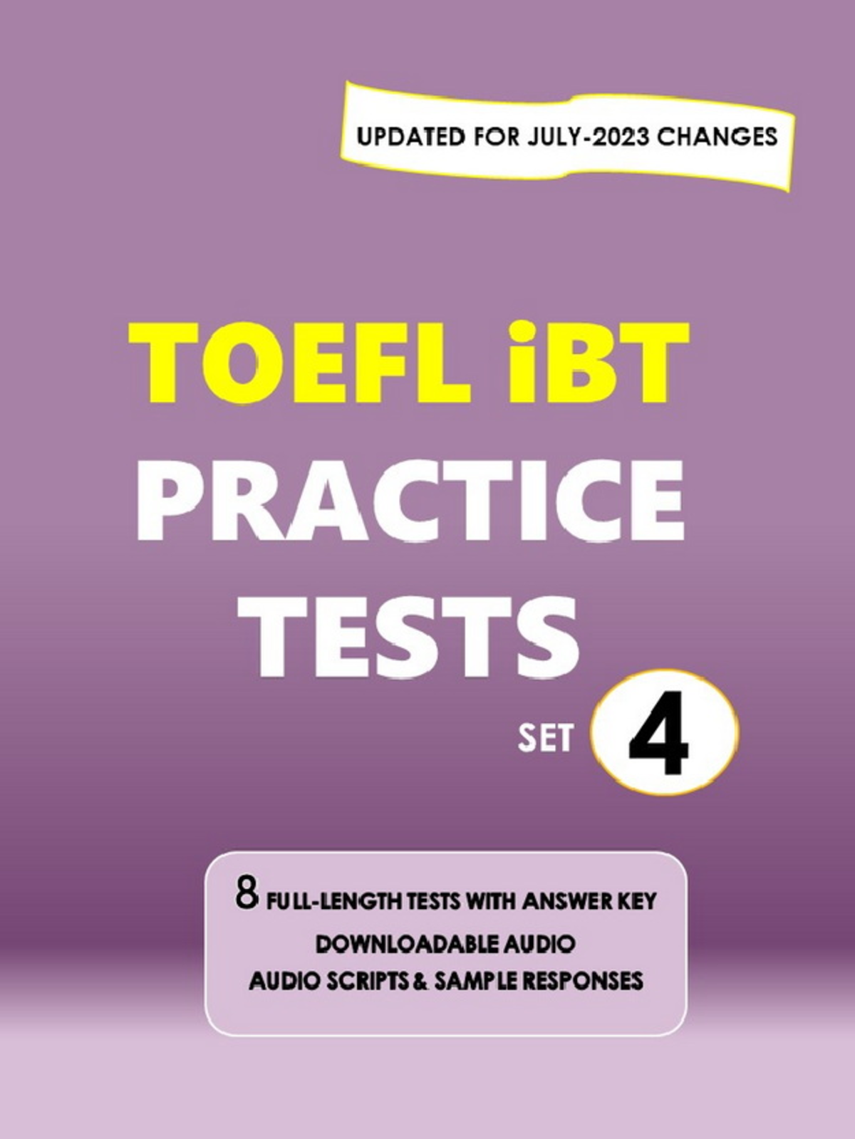 Toefl ibt practice tests set 4 - TOEFL PRACTICE TESTS SET 4 DR. HIKMET ...