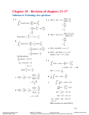 Chapter 1 - Lecture notes 1 - Chapter 1 – Functions and relations ...