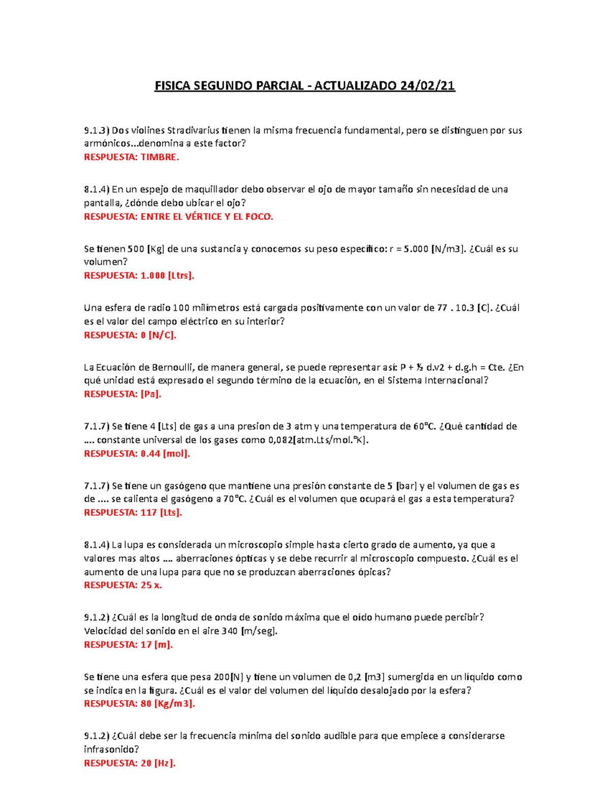 1 Fisica 2DO Parcial - Es de mucha ayuda espero les sirva nunca se ...