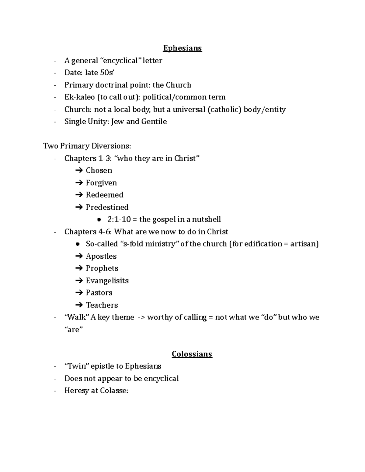 New Testament Unit 4 - Ephesians, Philemon, Corinthians Paul's books ...
