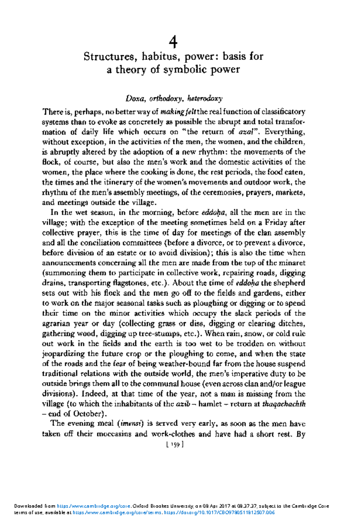 CBO9780511812507 - skuhgslkgdlk - 4 Structures, habitus, power: basis ...