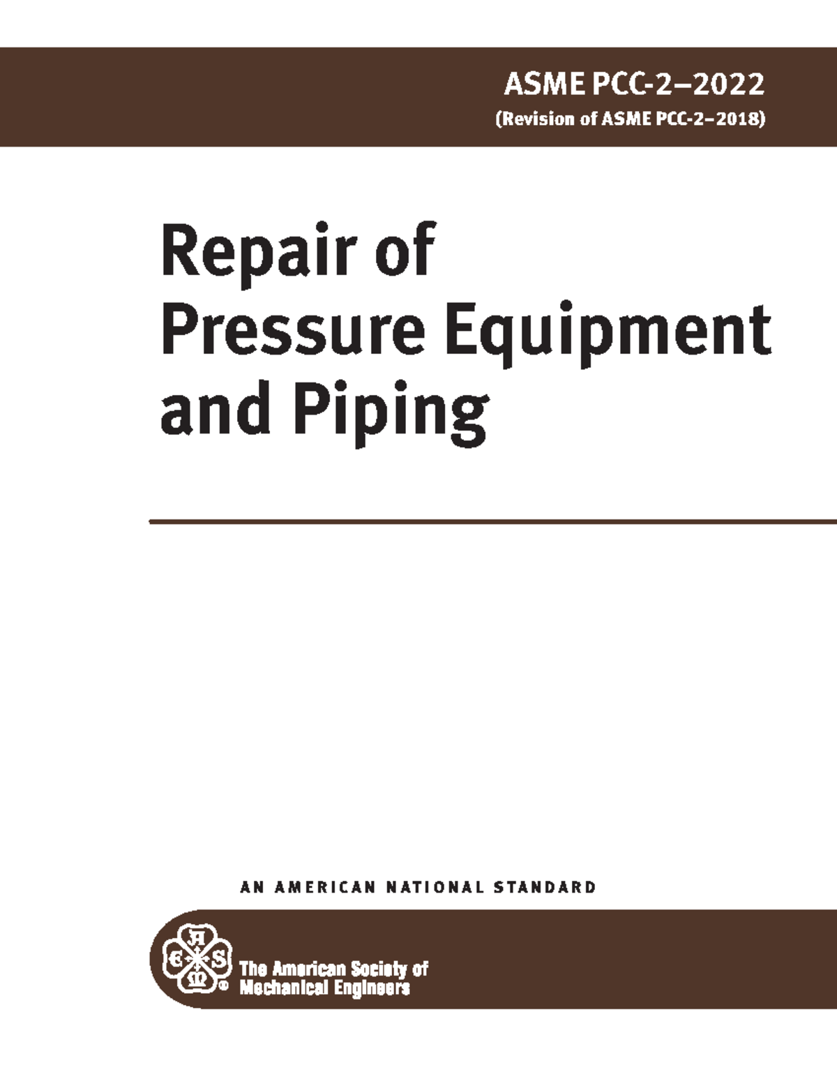 ASME PCC-2-2022 - inspection - Mechanical Engineering - Repair of ...