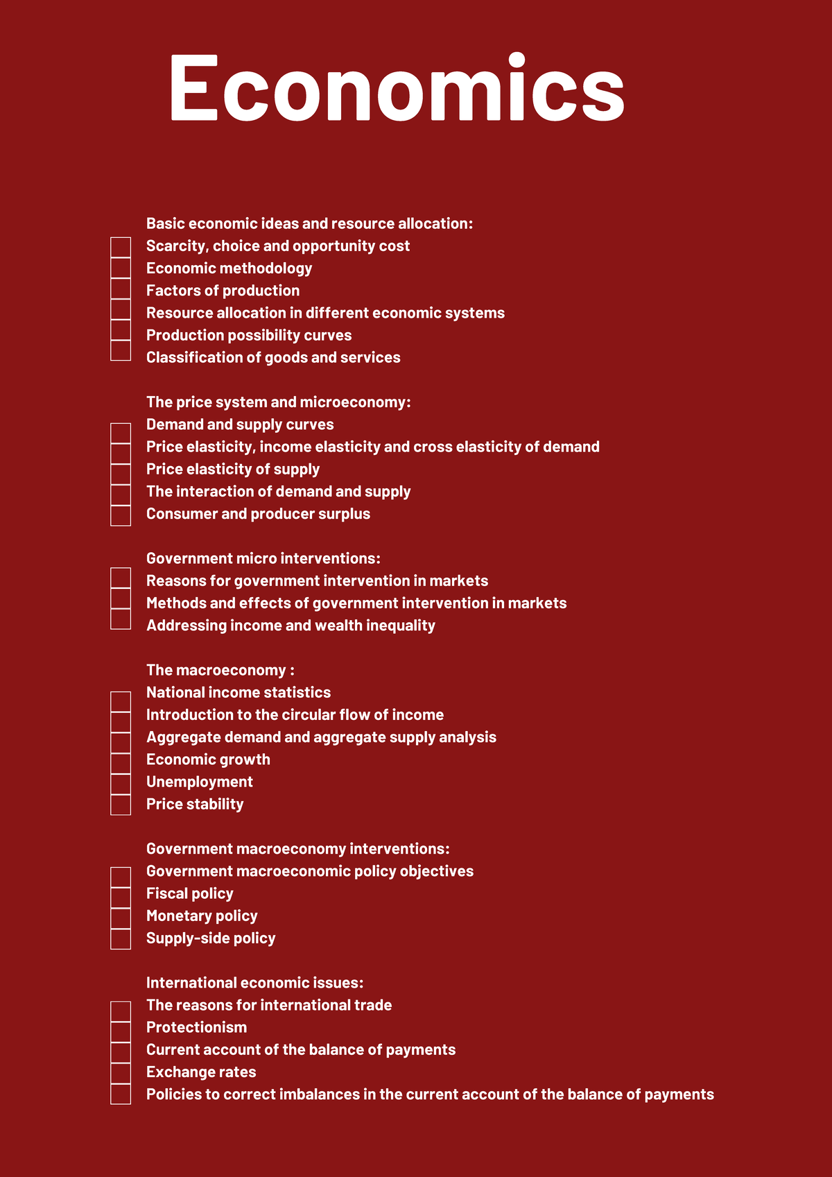 Business-2 - Business - Economics Basic economic ideas and resource ...