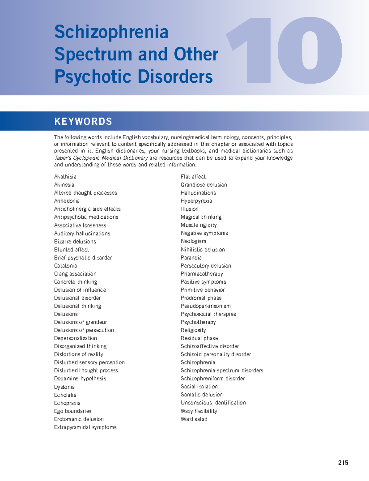 Schizo - usau - 215 10 Schizophrenia Spectrum and Other Psychotic ...