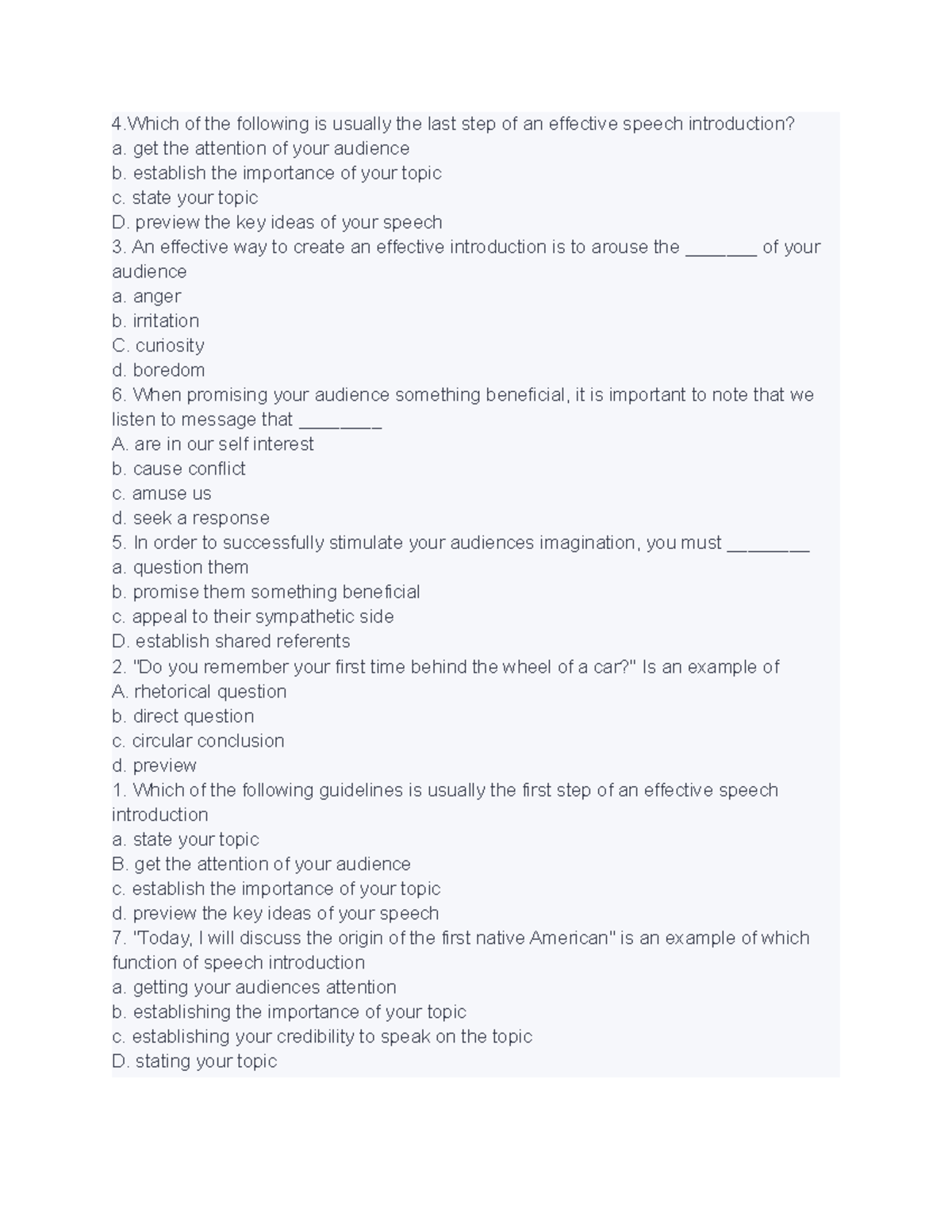 Coms 101 Lecture Notes 4 Of The Following Is Usually The Last Step