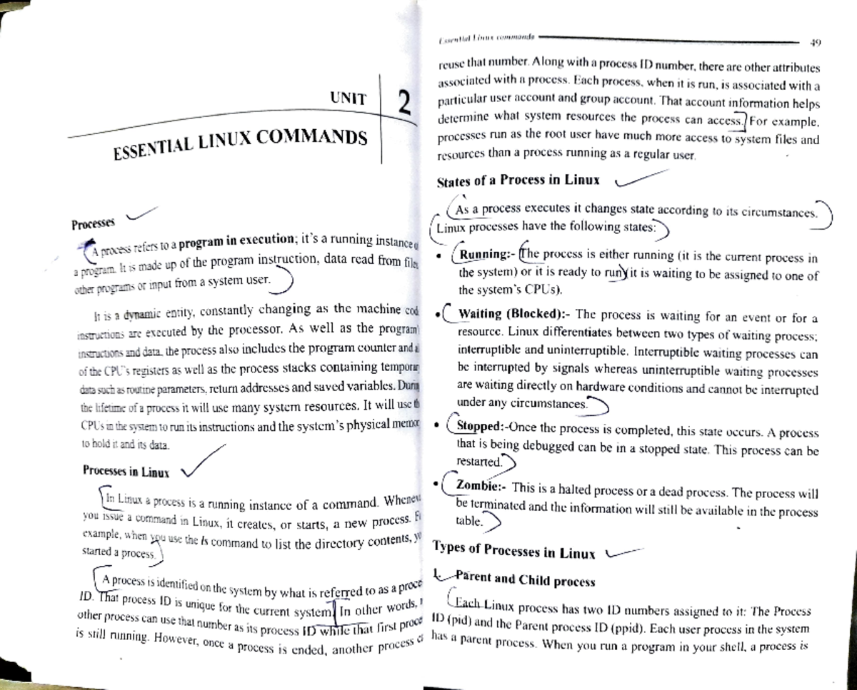 Linux Module 2 Linux Commands Proceses Essential Linux Commands Other Progams Or Input From A 5387