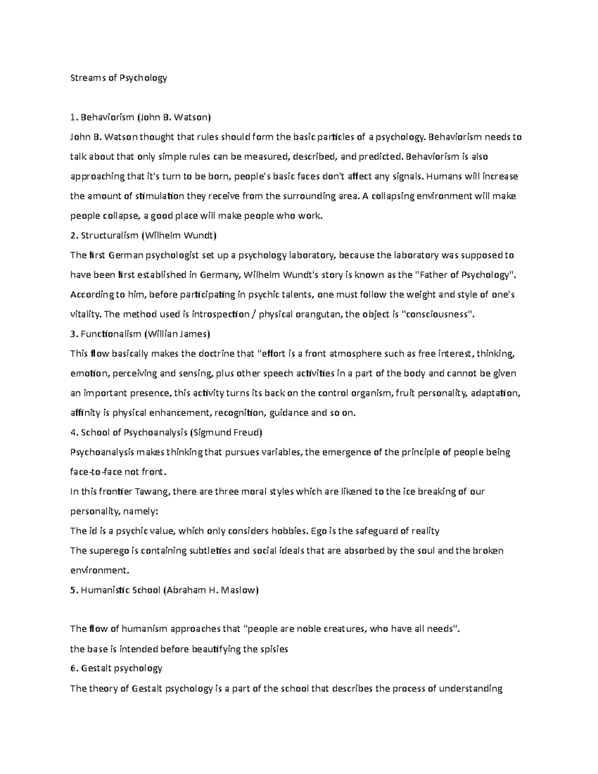 Psychology stream - hukum dagang dan komersial - Streams of Psychology ...