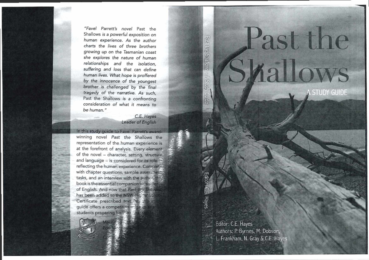 Copy of PTS Study Guide - "Favel Parrett's novel Past the Shallows is a ...